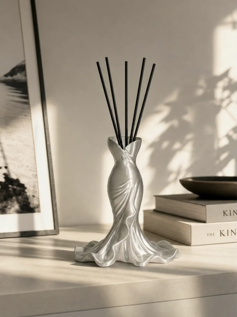 Elegant Wedding Dress Reed Diffuser & Vase - Free 3D Print Model ...