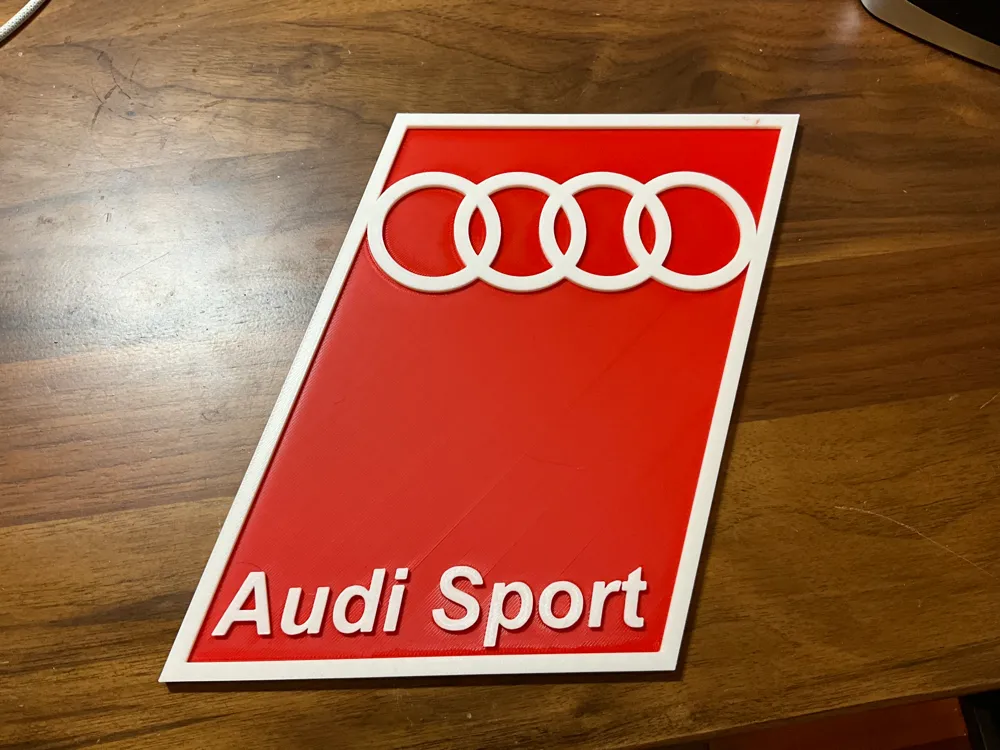 Audi Sport Motorsport Logo by Lynn.mettler - MakerWorld