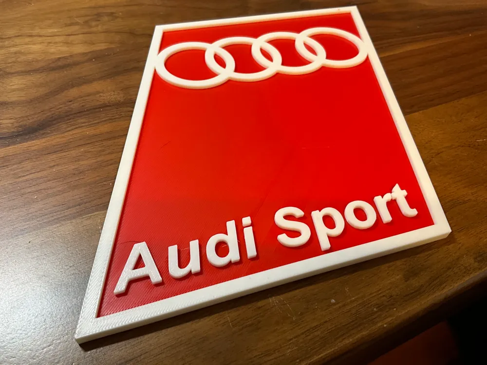 Audi Sport Motorsport Logo by Lynn.mettler - MakerWorld