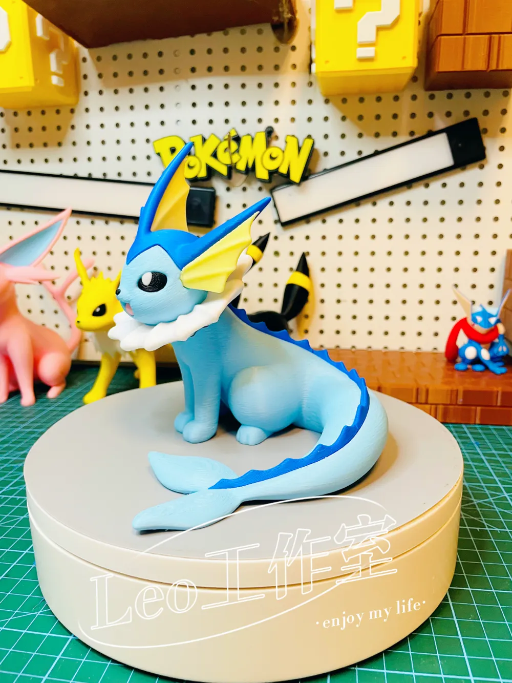 Pokémon — Vaporeon (Multi-color Assembly) by 手残的Leo - MakerWorld