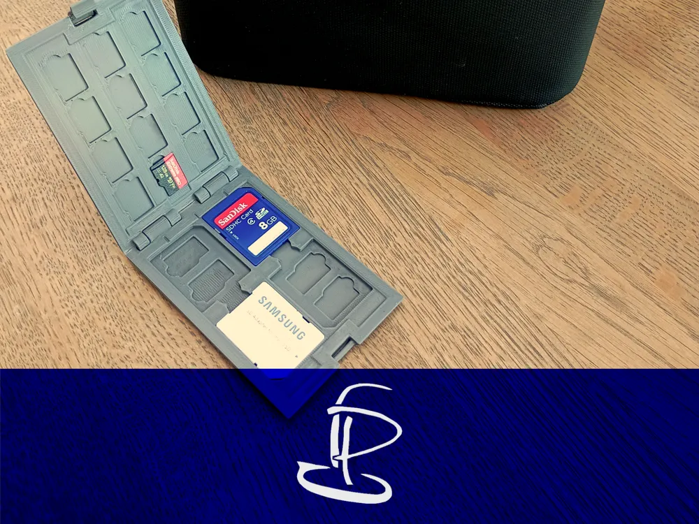 (PIP) SD/microSD card carry case by JPCraftsman MakerWorld: Download ...
