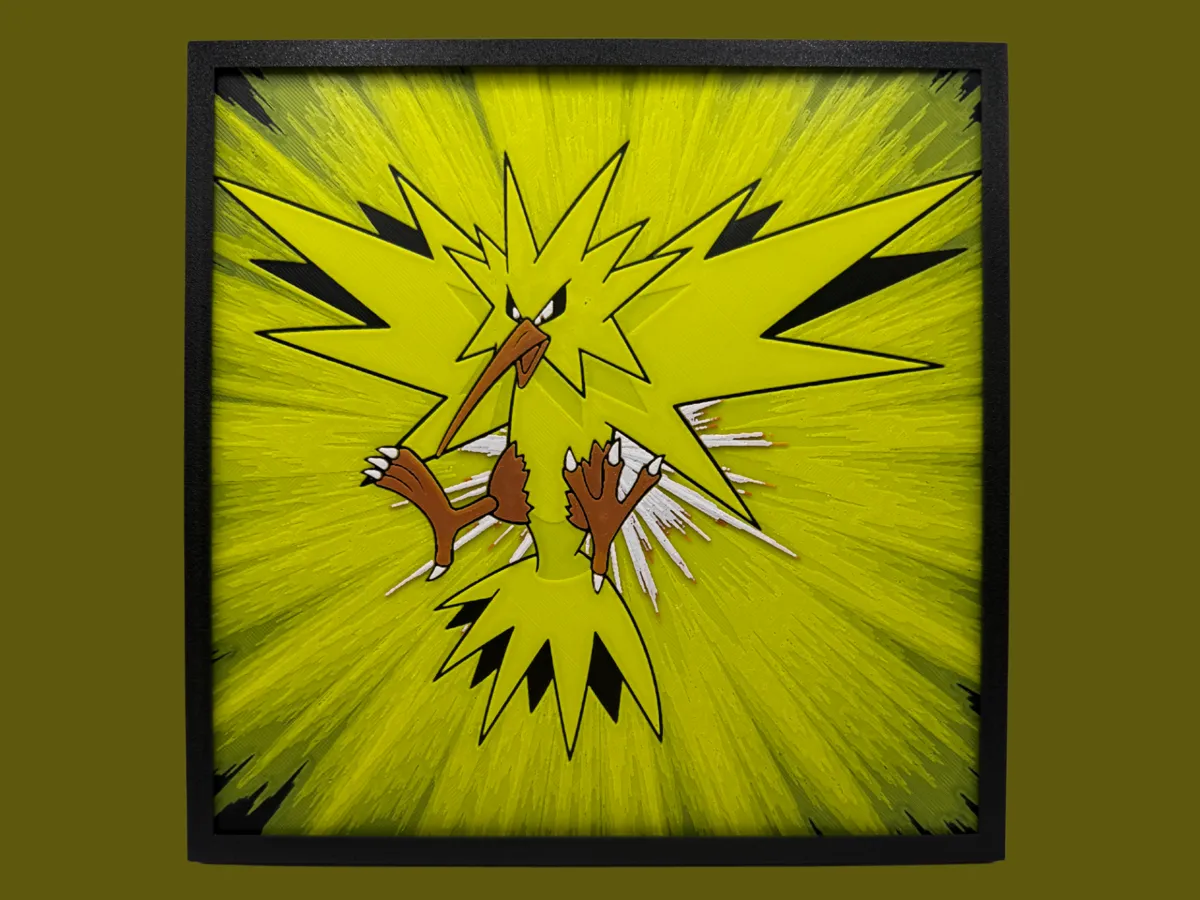 Zapdos by Canadian Gamer MakerWorld: Download Free 3D Models