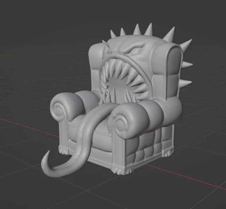 Mimic Chair – Fantasy Monster RPG Tabletop Games by Redsing_ART ...