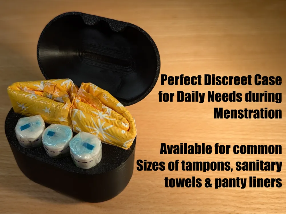 Tampon- & Sanitary Pad-Case by jns - MakerWorld