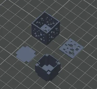 Minecraft diamond block A luminous Minecraft diamond ore block by Delly ...