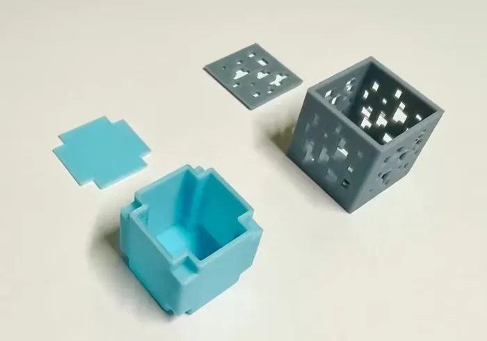 Minecraft diamond block A luminous Minecraft diamond ore block by Delly ...