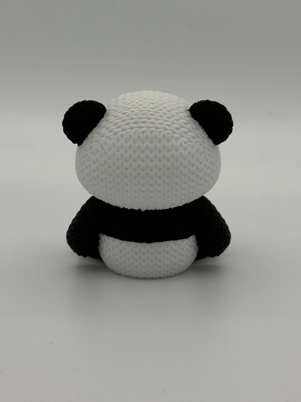 Cute Knitted Panda Bear - Free 3D Print Model - MakerWorld