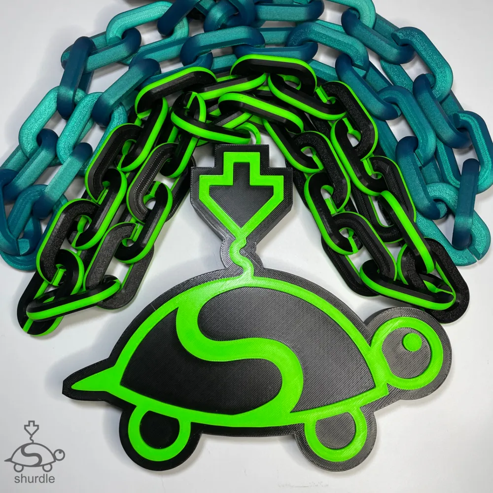 Chain Links for Necklace Badges & Turnover Chains by Shurdle3D MakerWorld: Download Free 3D Models