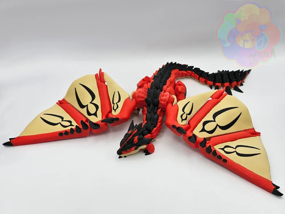 Rathalos - Flexi Articulated Monster Hunter Dragon by IXPatch ...