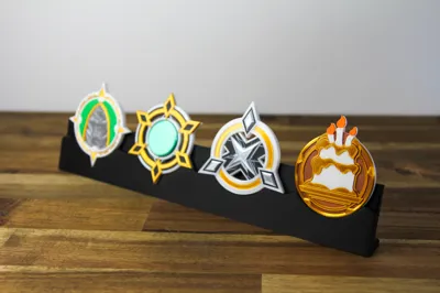 Display stand for C5 S4 Fortnite Medallions by Elevated Expressions ...