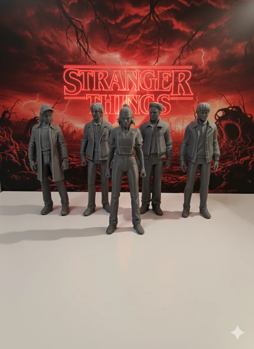 Stranger Things - High Detail Set - Free 3D Print Model - MakerWorld
