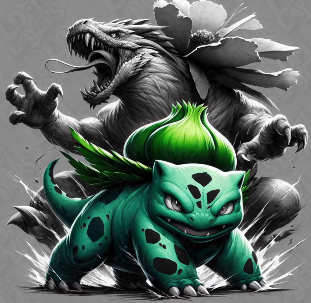 Bulbasaur Evolution Hueforge by LoFi Layers - MakerWorld