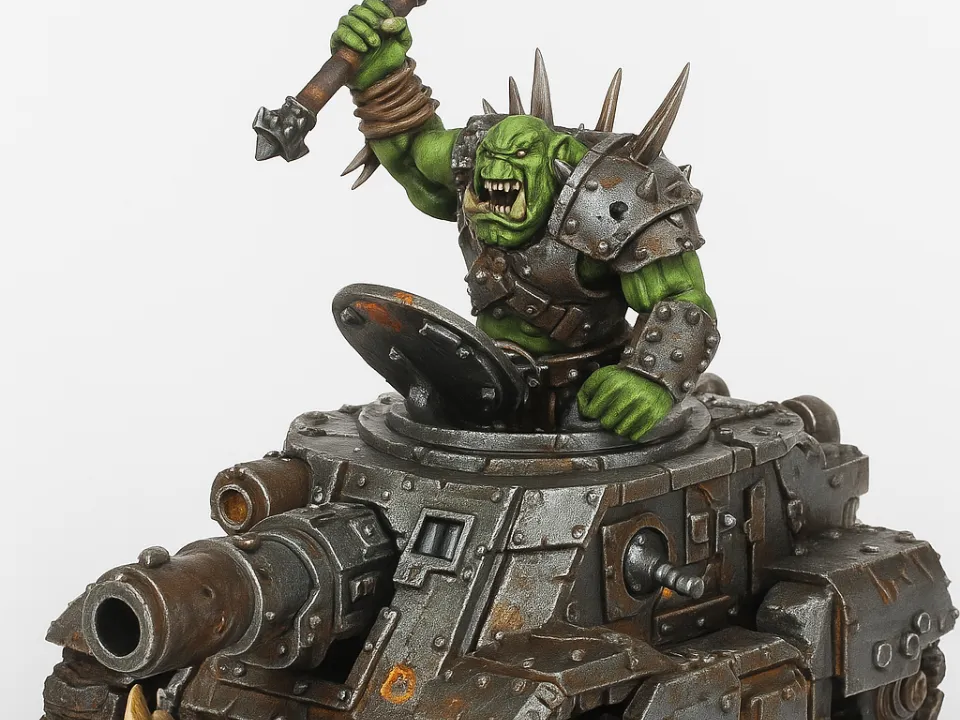 Ork Tank Commander "Rattle-Wagon" Detailed DnD - Free 3D Print Model ...