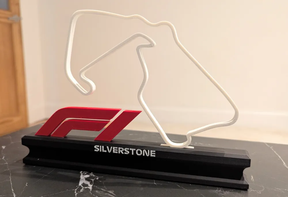 Silverstone Circuit Formula 1 Trophy Stand - Free 3D Print Model ...