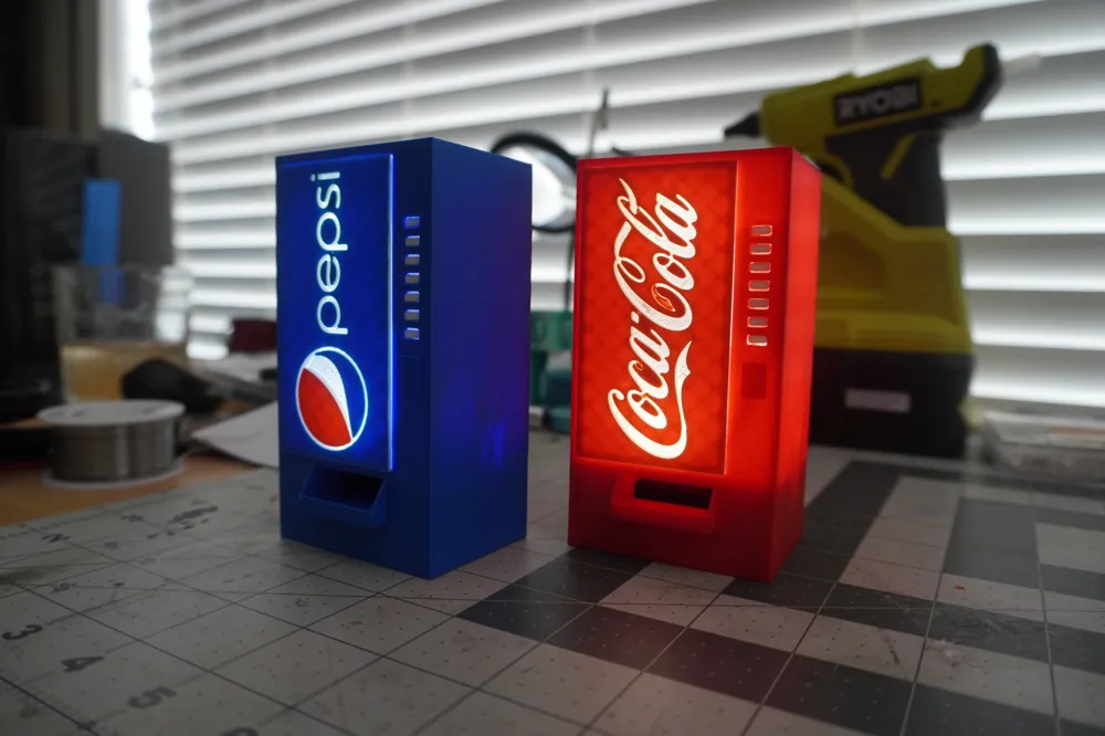 1/16 scale Soda machine by Lee Tokyo MakerWorld: Download Free 3D Models