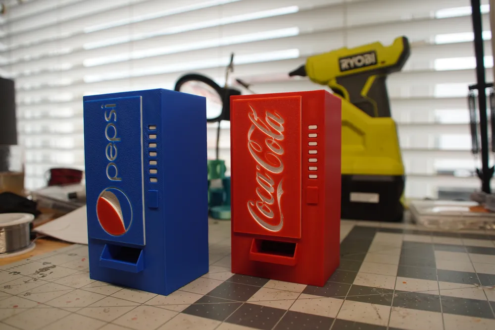 1/16 scale Soda machine by Lee Tokyo MakerWorld: Download Free 3D Models