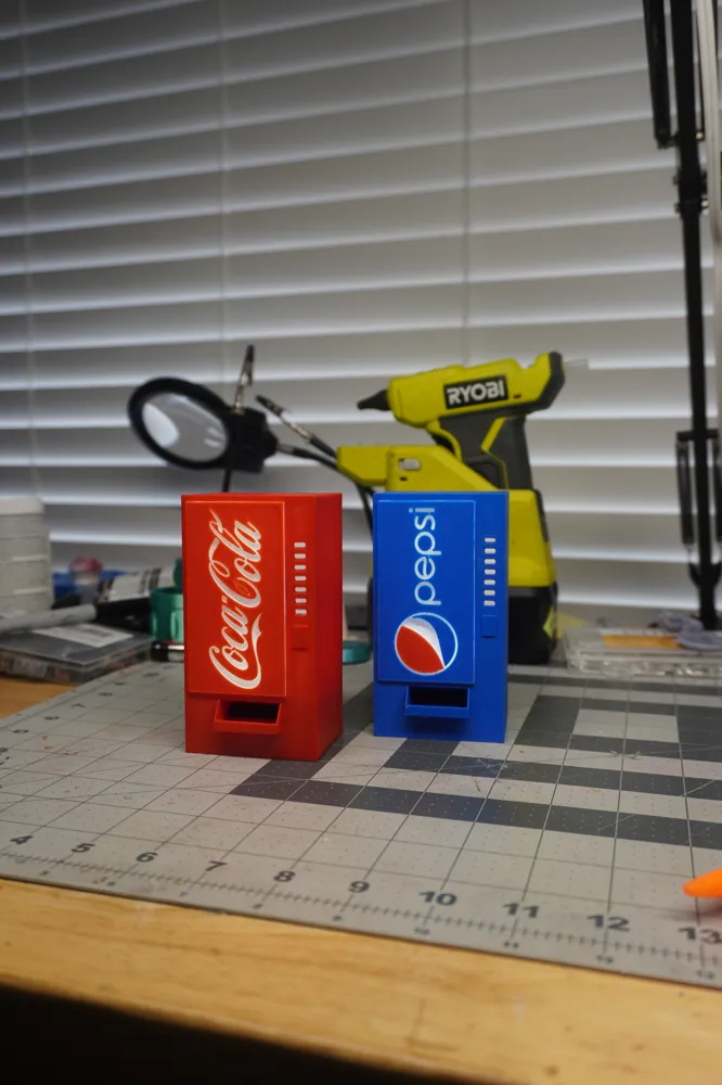 1/16 scale Soda machine by Lee Tokyo MakerWorld: Download Free 3D Models
