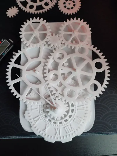 Gear Clock by Gangster_Alpaca - MakerWorld