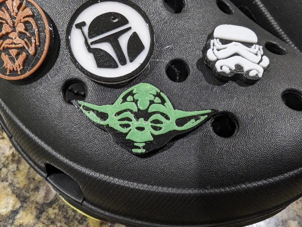 Star Wars Croc Charms - TPU 2 Color by MinerJ - MakerWorld