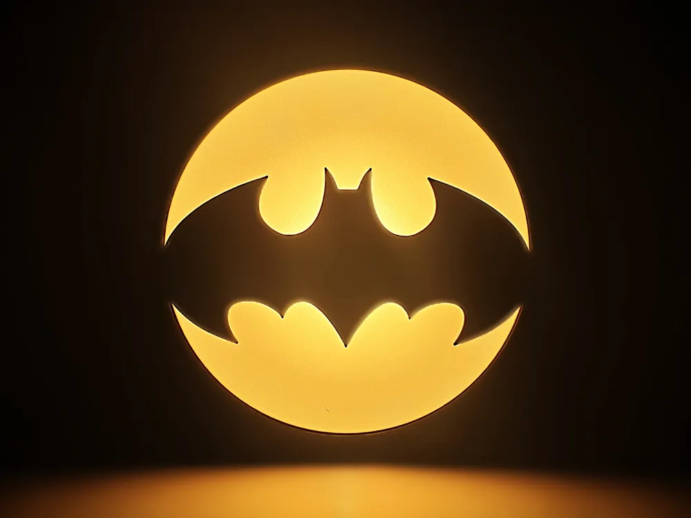 Batman Sign Lamp for Lamp Kit 001 or RGBW KC007 by Pioterzero ...