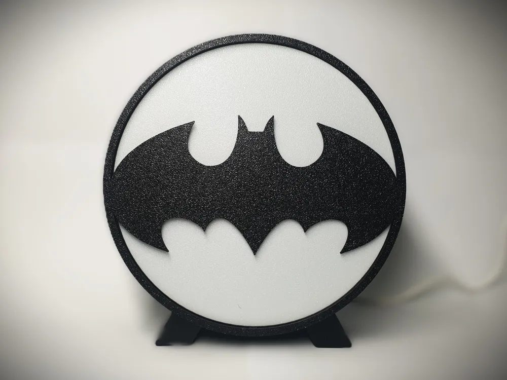 Batman Sign Lamp for Lamp Kit 001 or RGBW KC007 by Pioterzero ...