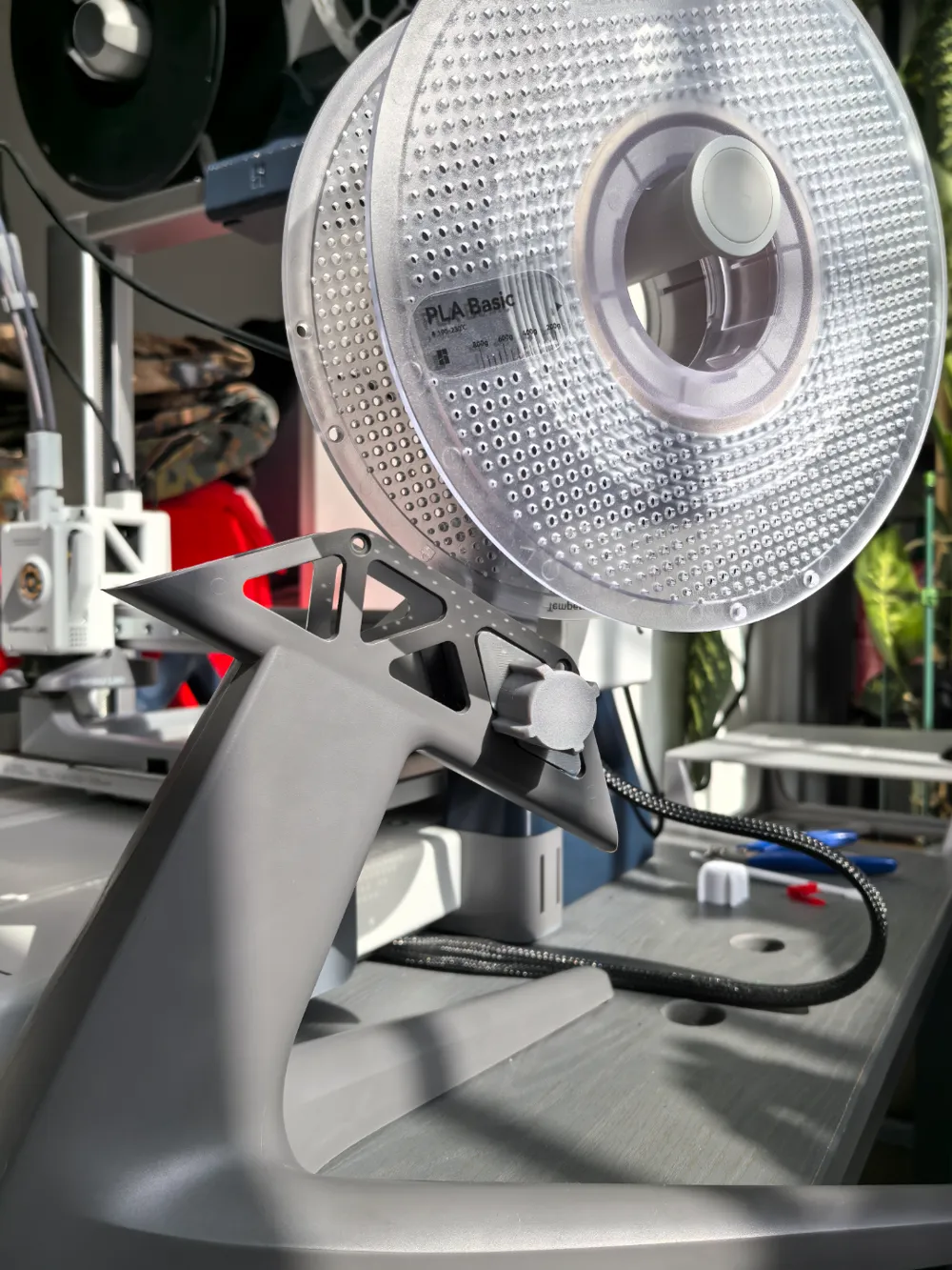 A1 AMS Lite stand for external spool - Free 3D Print Model - MakerWorld