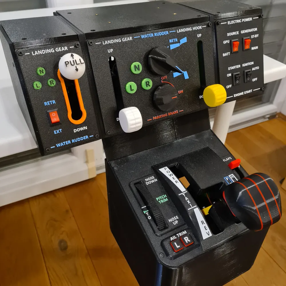 SIM Throttle TBM Addon by DIY Beyond 3D - MakerWorld