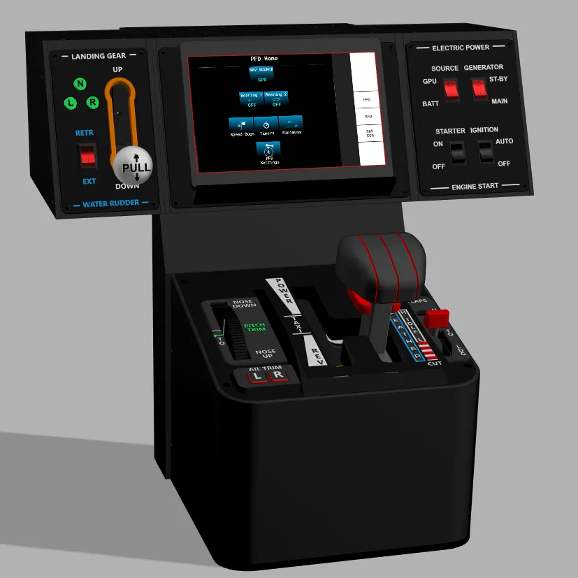 SIM Throttle TBM Addon by DIY Beyond 3D - MakerWorld