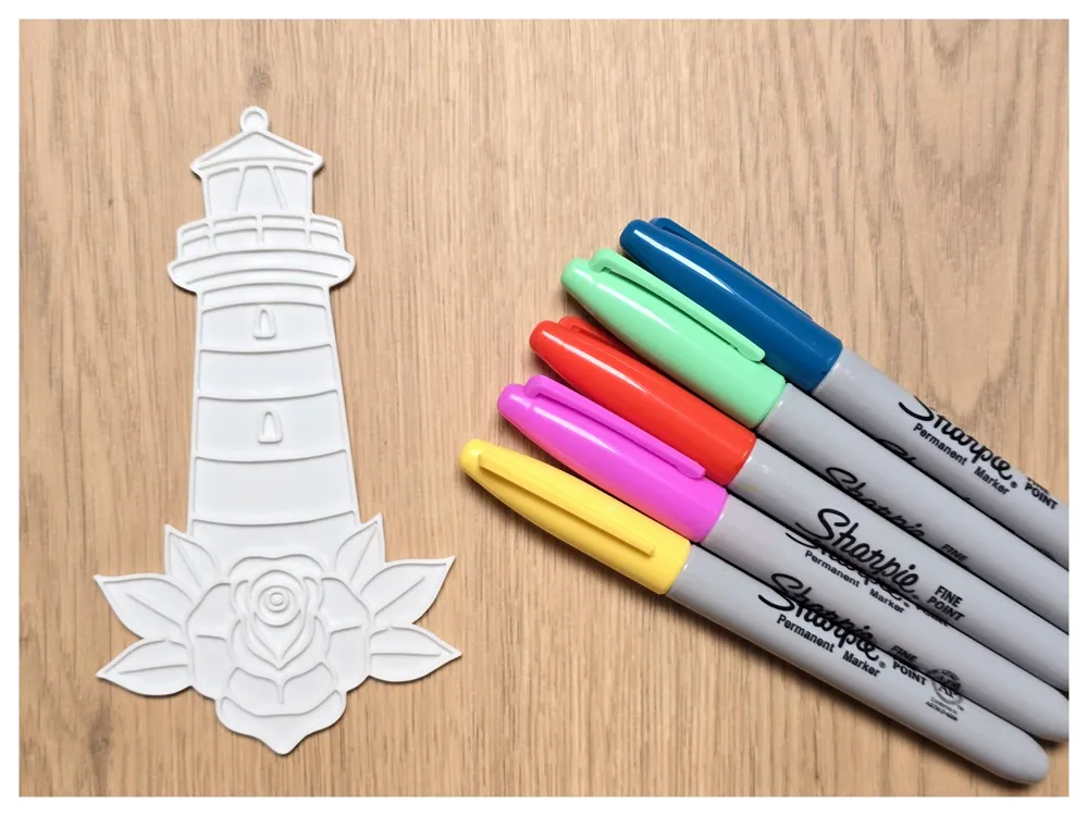 Lighthouse DIY Coloring by Merilno3D MakerWorld: Download Free 3D Models