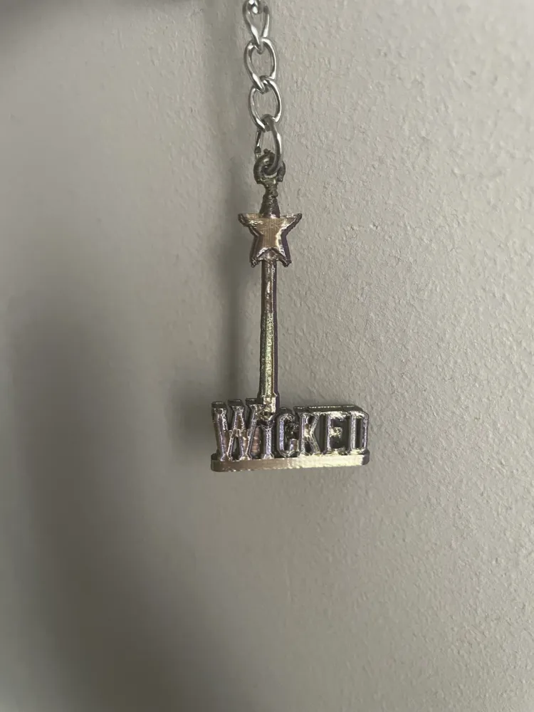 Wicked Star Wand Keychain by user name MakerWorld: Download Free 3D Models