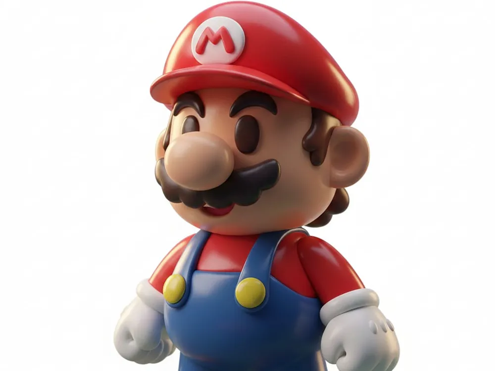 Super Mario cute figure - Free 3D Print Model - MakerWorld