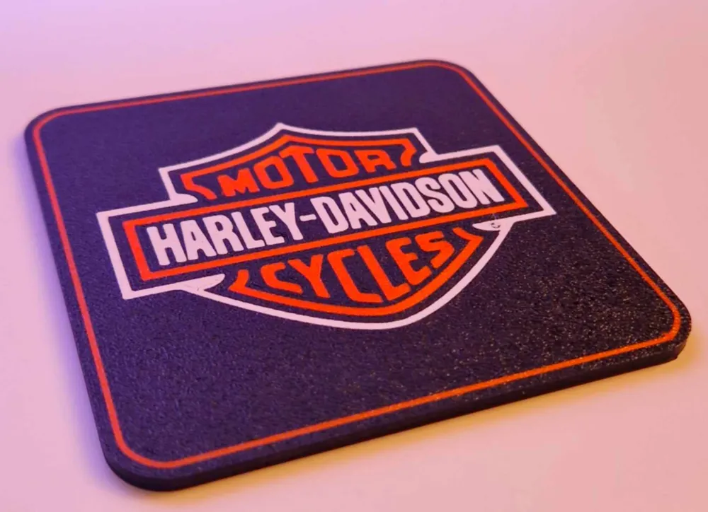 Harley Davidson Coaster by SA3D Designs MakerWorld: Download Free 3D Models