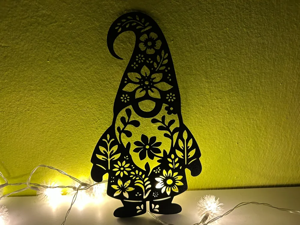 Garden Gnome Wall Art by BayernGorilla MakerWorld: Download Free 3D Models
