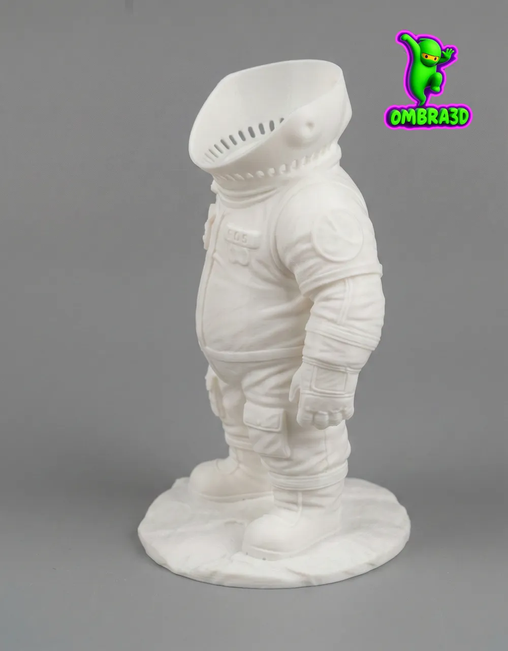 NASA-Style Astronaut Stand for Alexa Echo Dot 5 - Free 3D Print Model ...