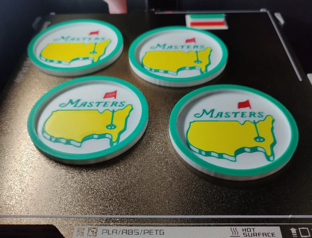 The Masters Coasters by Uncle Joeys Creations - MakerWorld