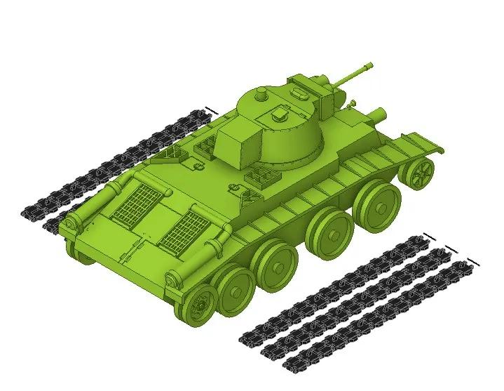 Scaled model of 10TP tank by Shawm - MakerWorld