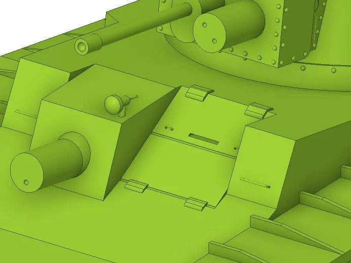 Scaled model of 10TP tank by Shawm - MakerWorld
