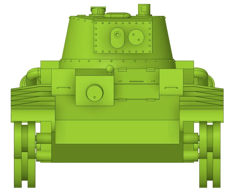 Scaled model of 10TP tank by Shawm - MakerWorld