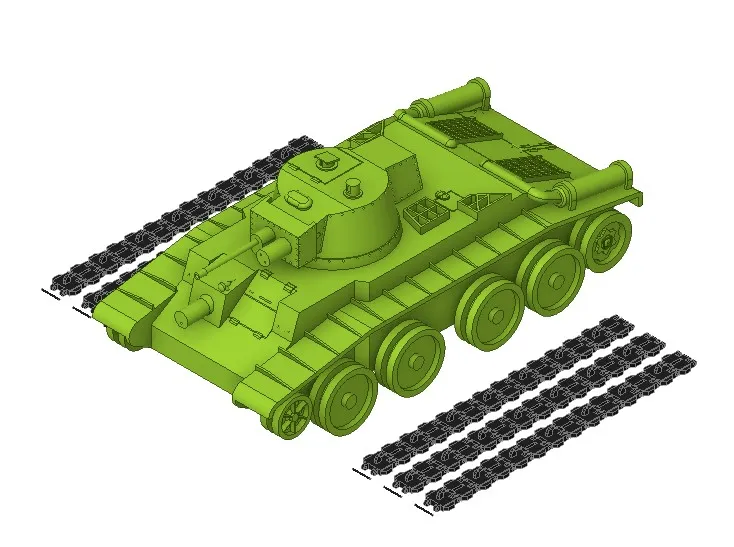 Scaled model of 10TP tank by Shawm - MakerWorld