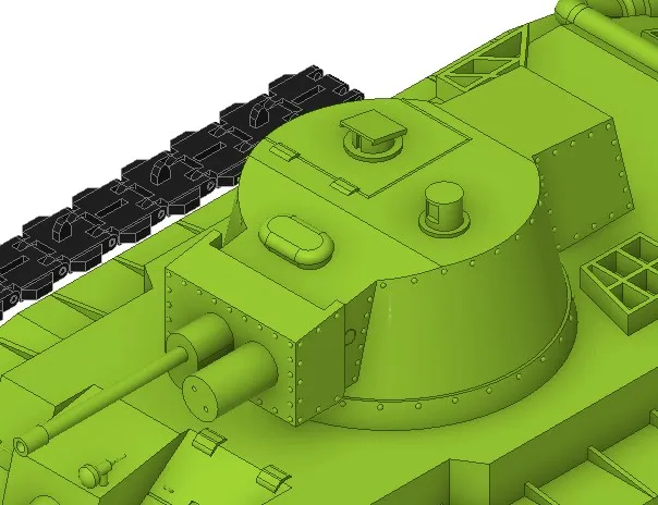 Scaled model of 10TP tank by Shawm - MakerWorld