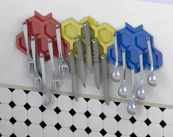 Modular Kitchenware Hanger by V1s10nary - MakerWorld