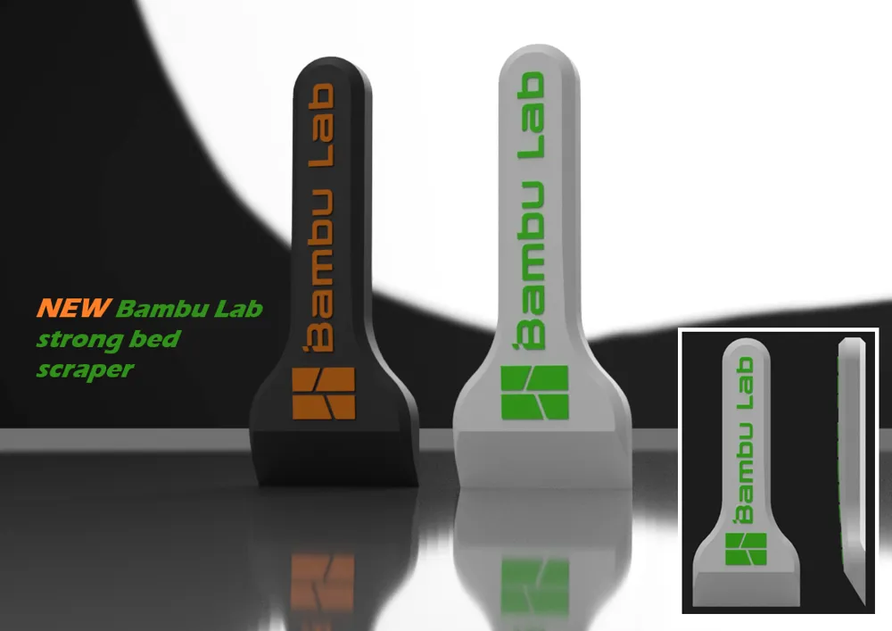 NEW Bambu Lab Strong Bed Scraper - Free 3D Print Model - MakerWorld