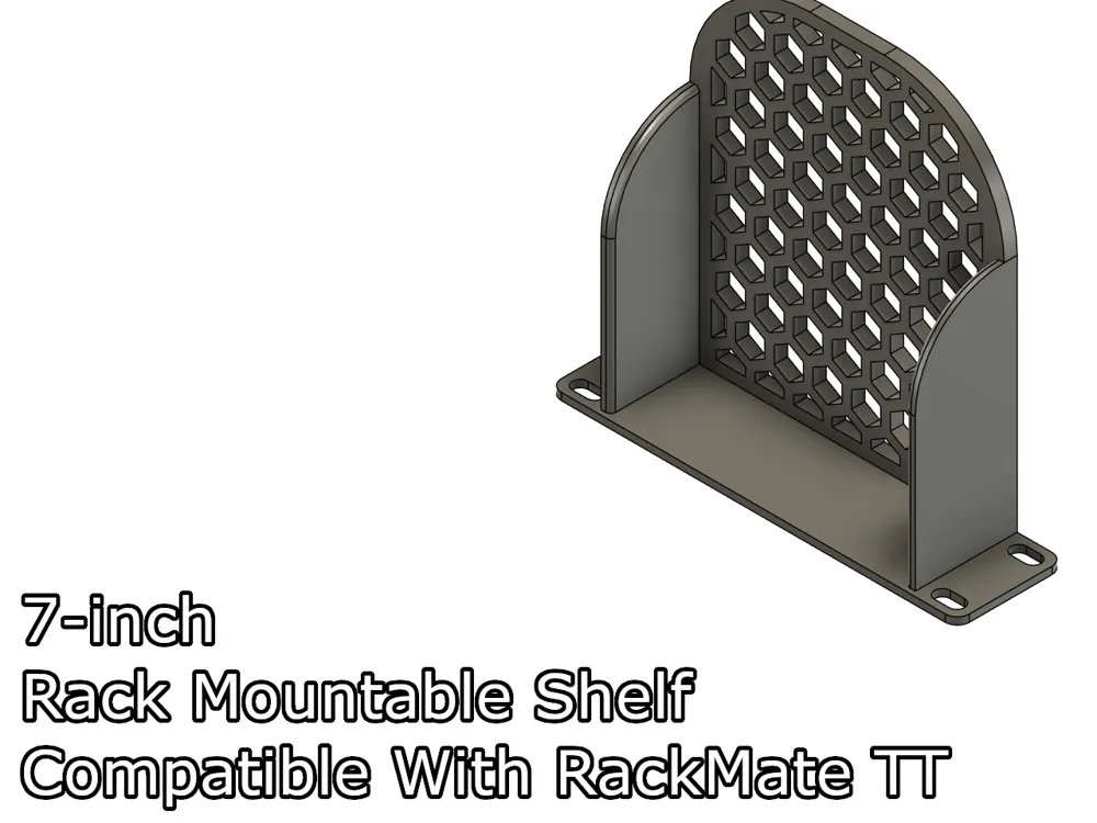 7-inch 3D printable shelf - Free 3D Print Model - MakerWorld