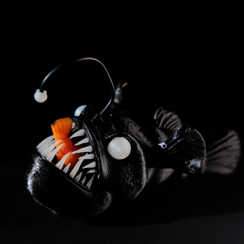 Angler fish - Flexi Articulated Fish by 🟢 Flexi JIMGA MakerWorld ...