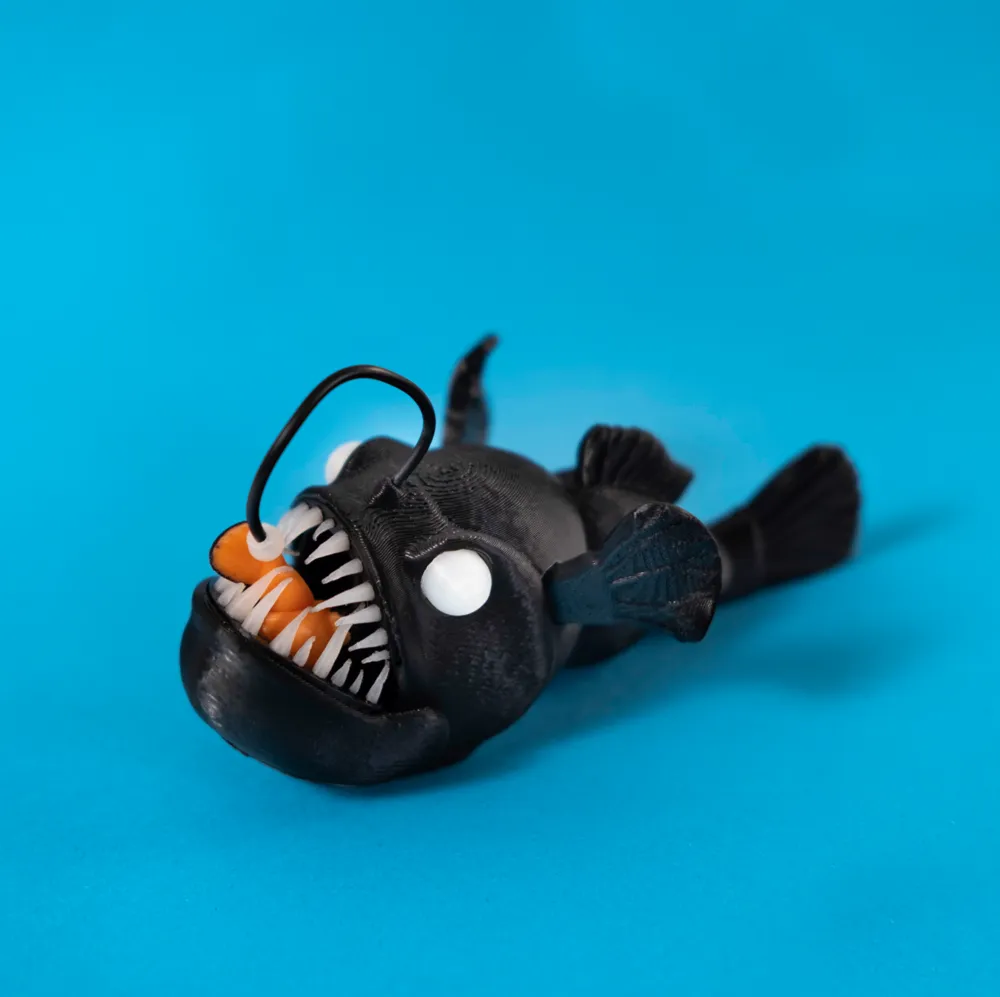 Angler fish - Flexi Articulated Fish by 🟢 Flexi JIMGA MakerWorld ...