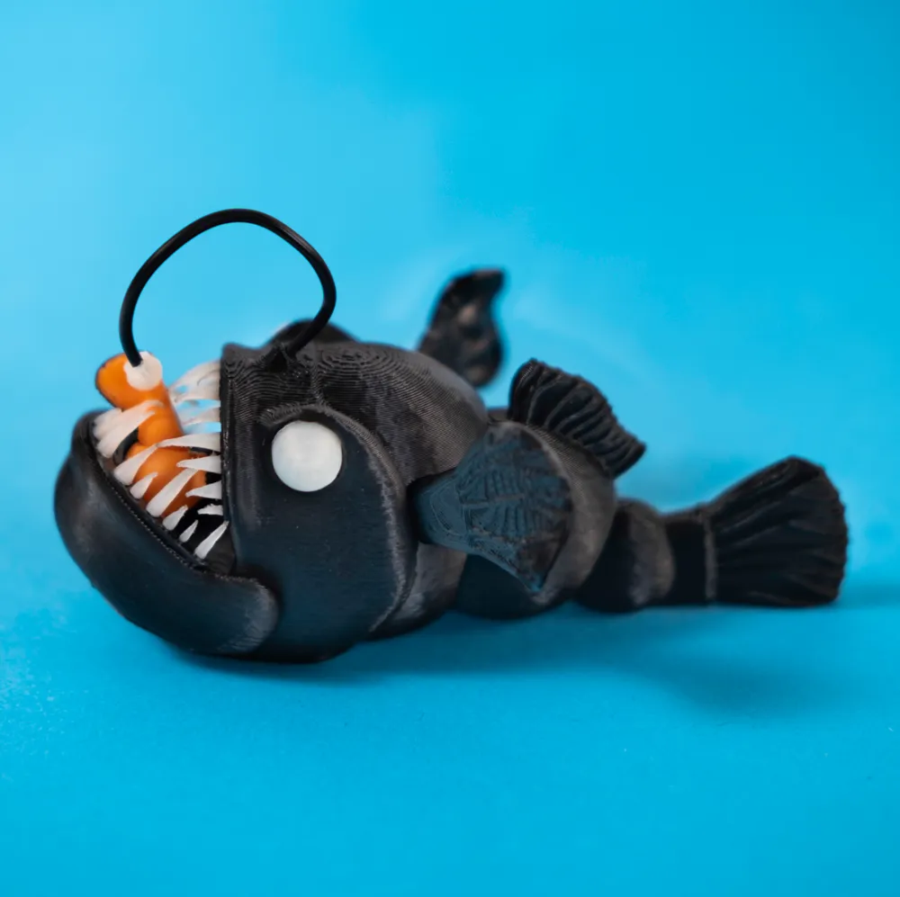 Angler fish - Flexi Articulated Fish by 🟢 Flexi JIMGA MakerWorld ...
