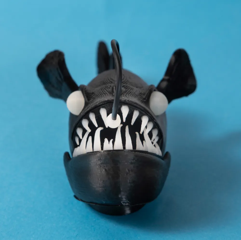 Angler fish - Flexi Articulated Fish by 🟢 Flexi JIMGA MakerWorld ...