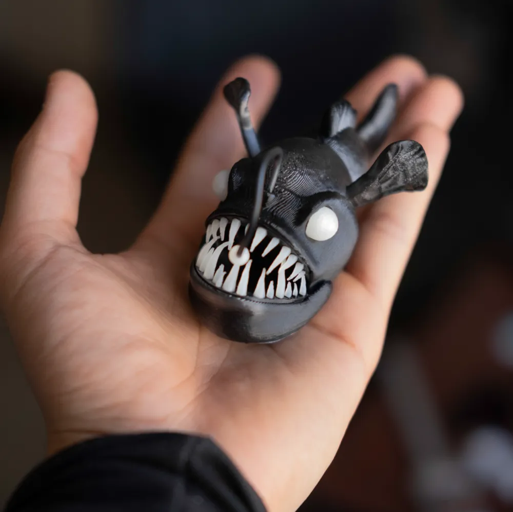 Angler fish - Flexi Articulated Fish by 🟢 Flexi JIMGA MakerWorld ...