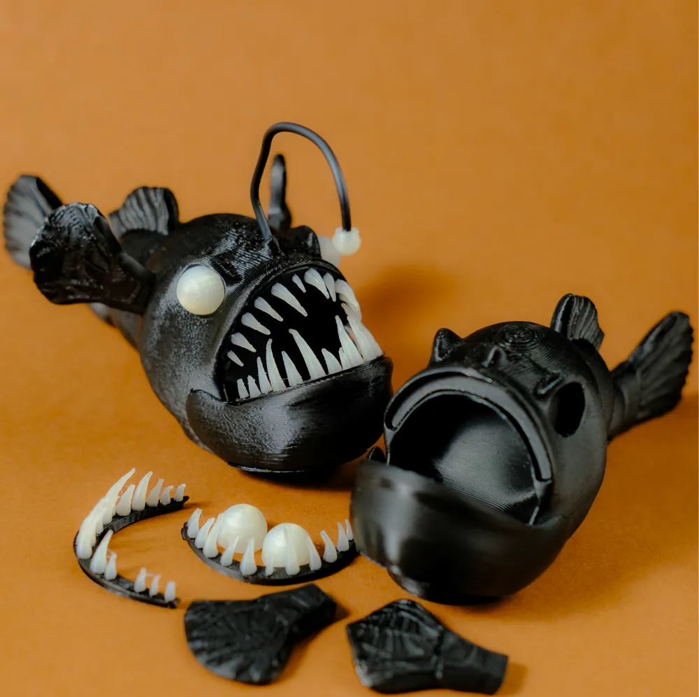 Angler fish - Flexi Articulated Fish by 🟢 Flexi JIMGA MakerWorld ...