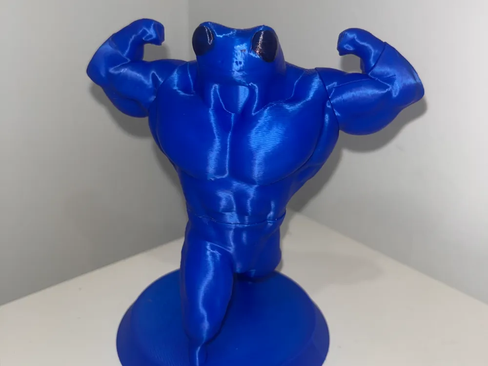 Buff frog: Fred Remixed by Unic0rns101 MakerWorld: Download Free 3D Models